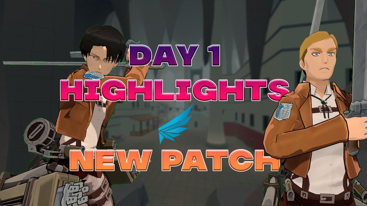 Roarks Attack On Titan - Day 1 highlights (NEW PATCH) - YouTube