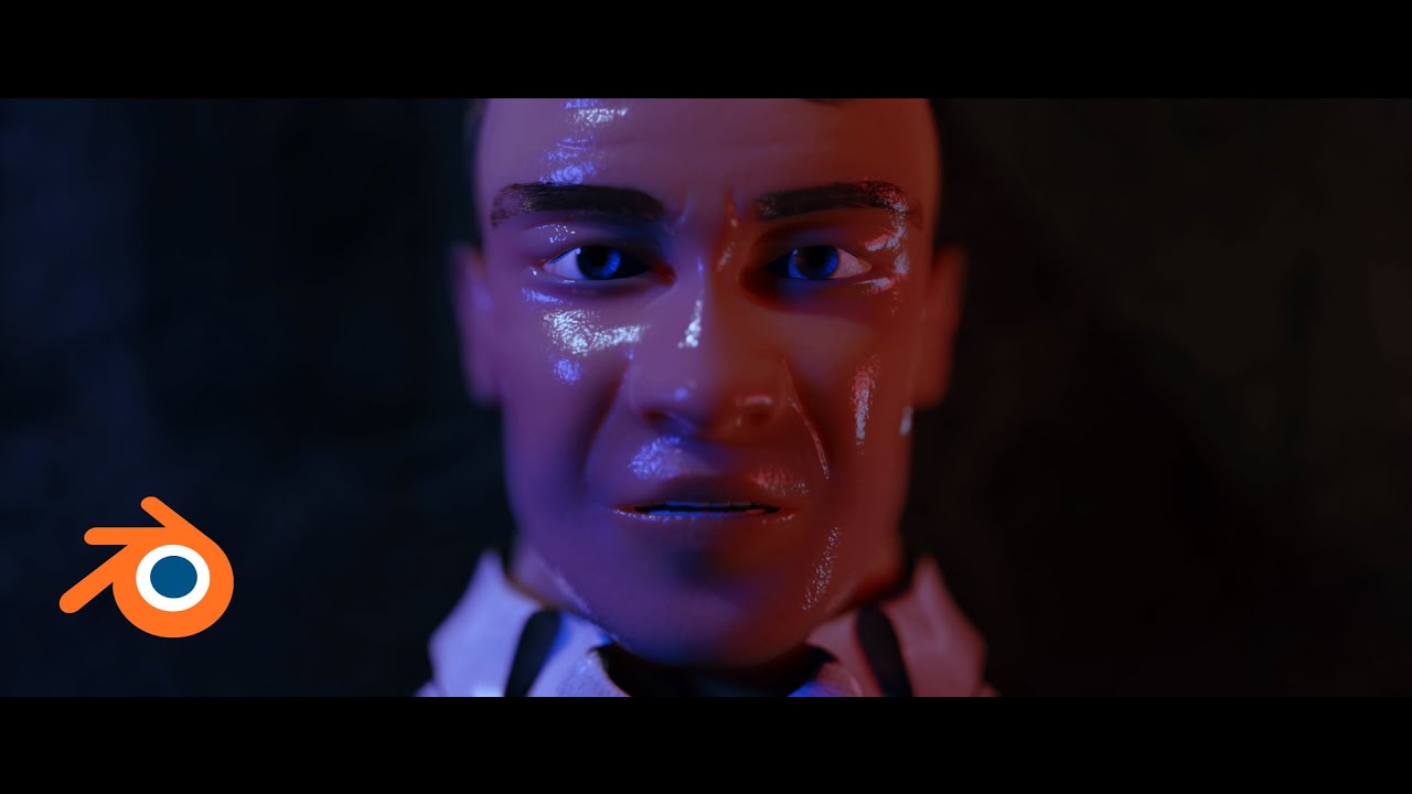 Blade Runner (1982) ending monologue -- a Blender (v2.83) animation ...