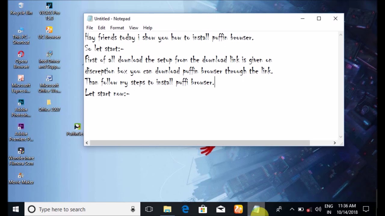 How to install puffin browser on PC 2018 full installation - YouTube
