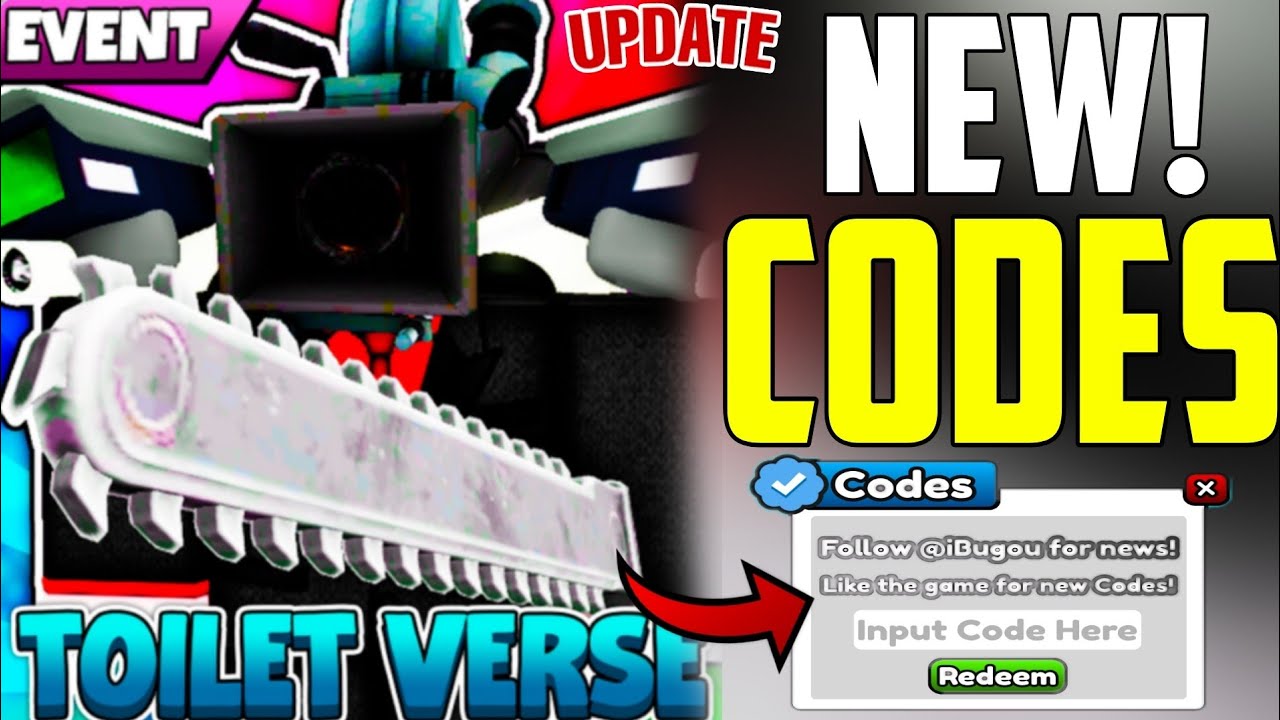 New TOILET VERSE TOWER DEFENSE ROBLOX CODES 2024 - TOILET VERSE CODES ...