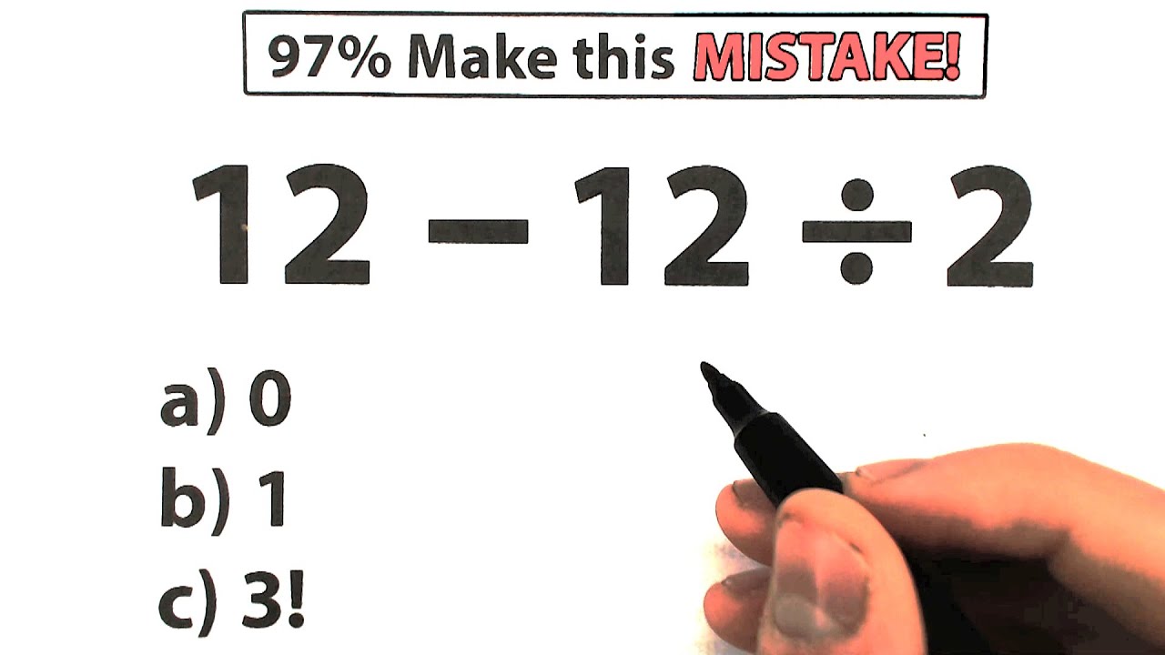 a very simple algebra question , but 97% FAILED - YouTube