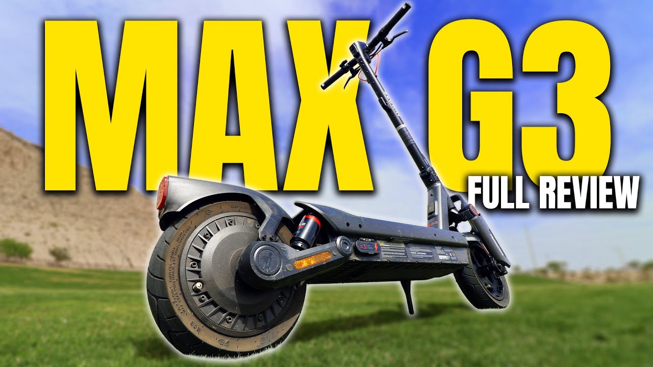 The Segway MAX G3 is an ALMOST Perfect Scooter: Full Review - YouTube