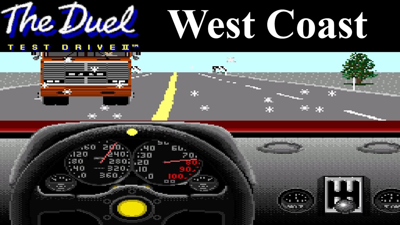 Test Drive II: The Duel (SNES) Tracks - West Coast - YouTube