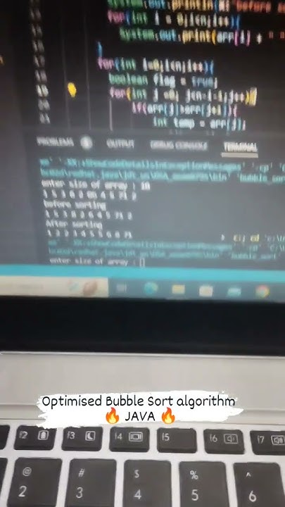 Java Bubble Sort Algorithm Dsa Sorting 💕💕 Bubble Sort Program In
