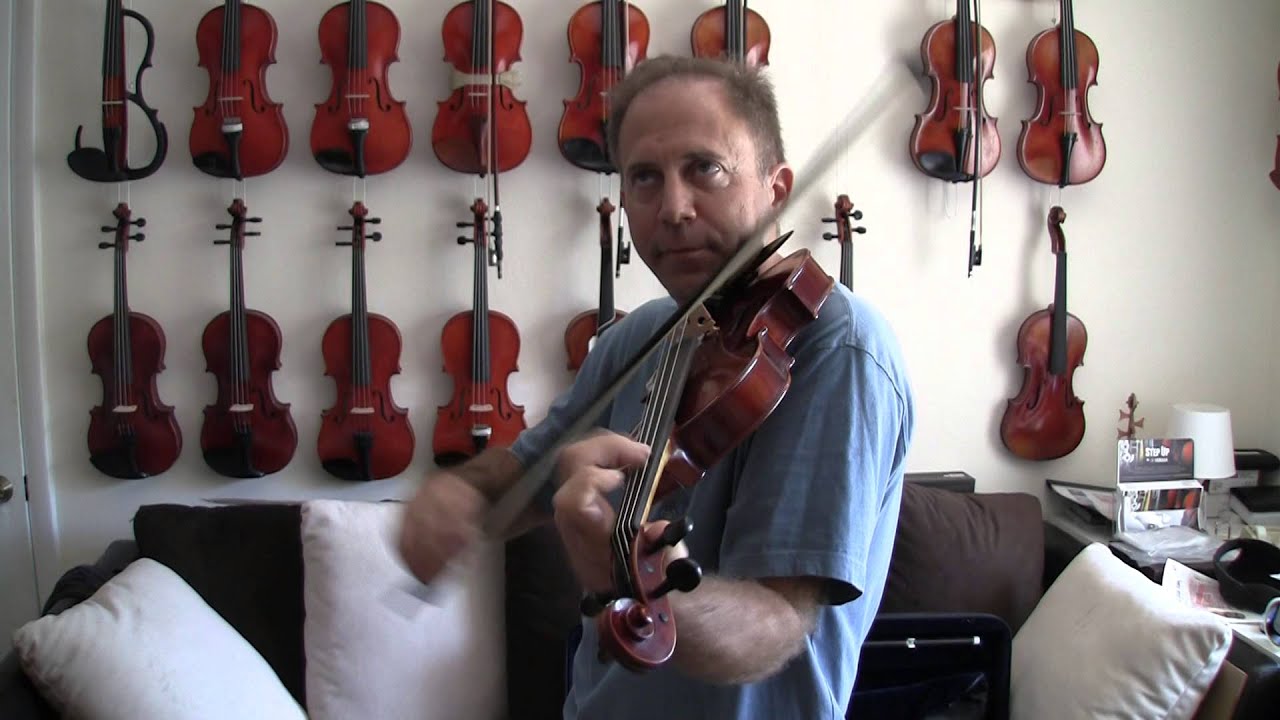 Fiddlerman Concert Violin for Evan - YouTube