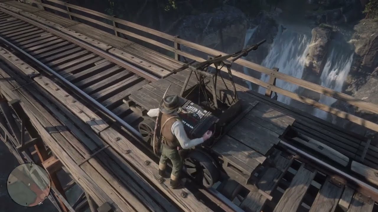 Red Dead Redemption 2 | Bringing The Bridge Down - YouTube