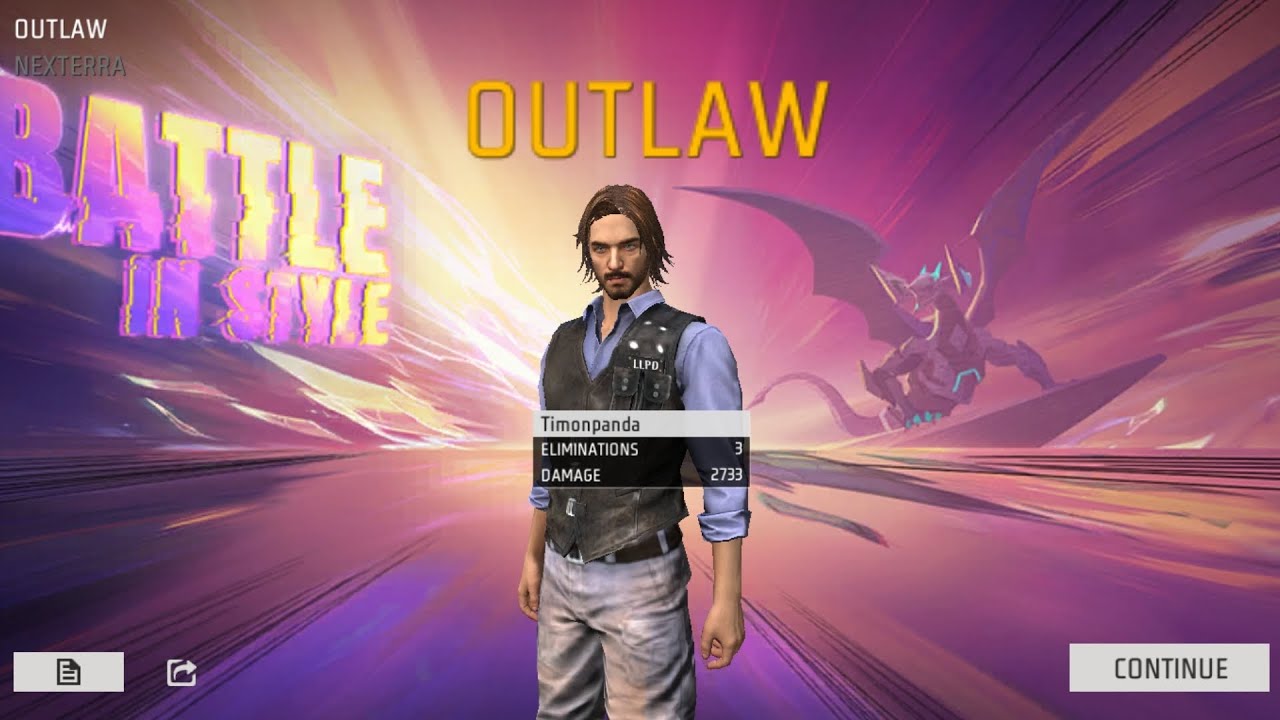 Outlaw Free Fire 🔥⚔️🔥 Gameplay in Nexterra 🎯🎮 @Panda_TimonShadow - YouTube