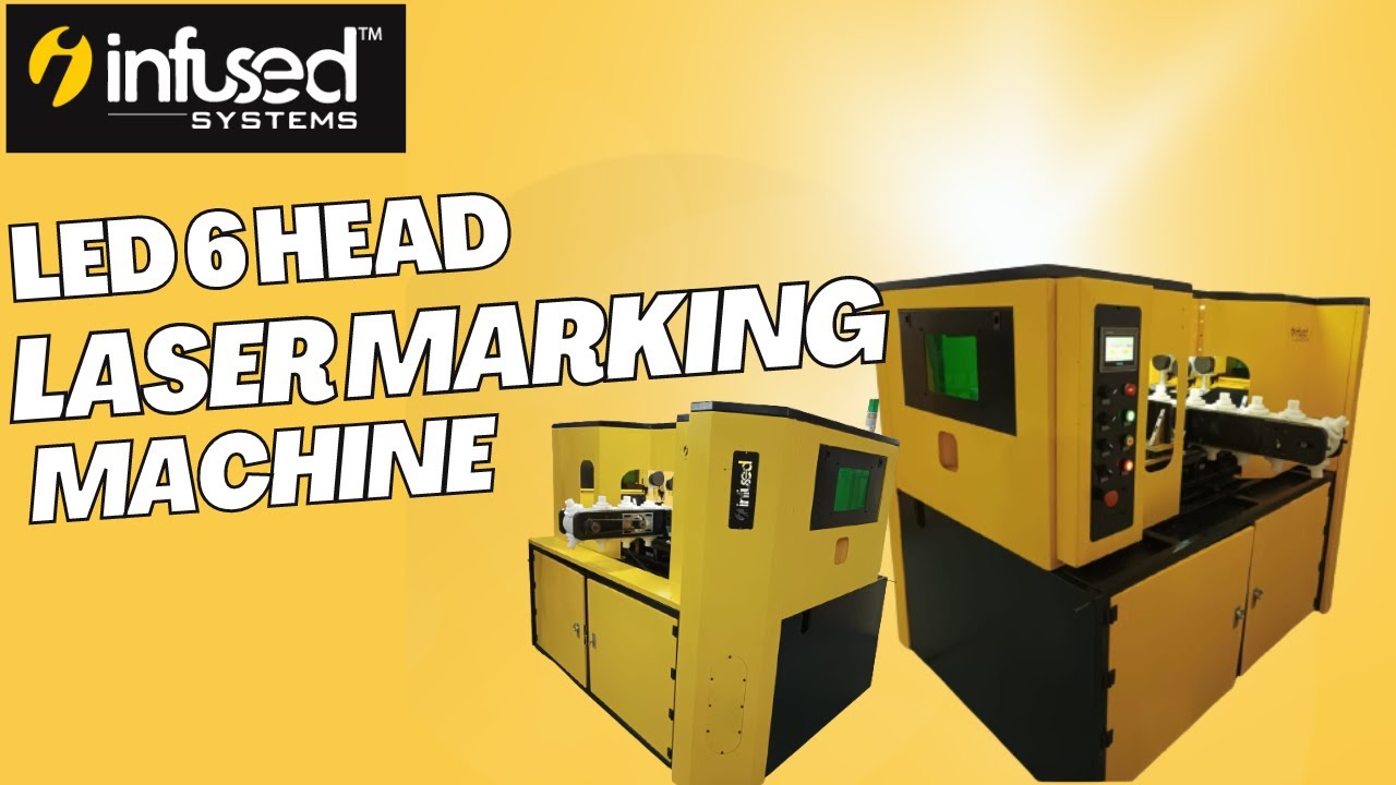 6 HEAD LED LASER MARKING MACHINE I CUSTOMIZED I LED MARKING MACHINE I ...