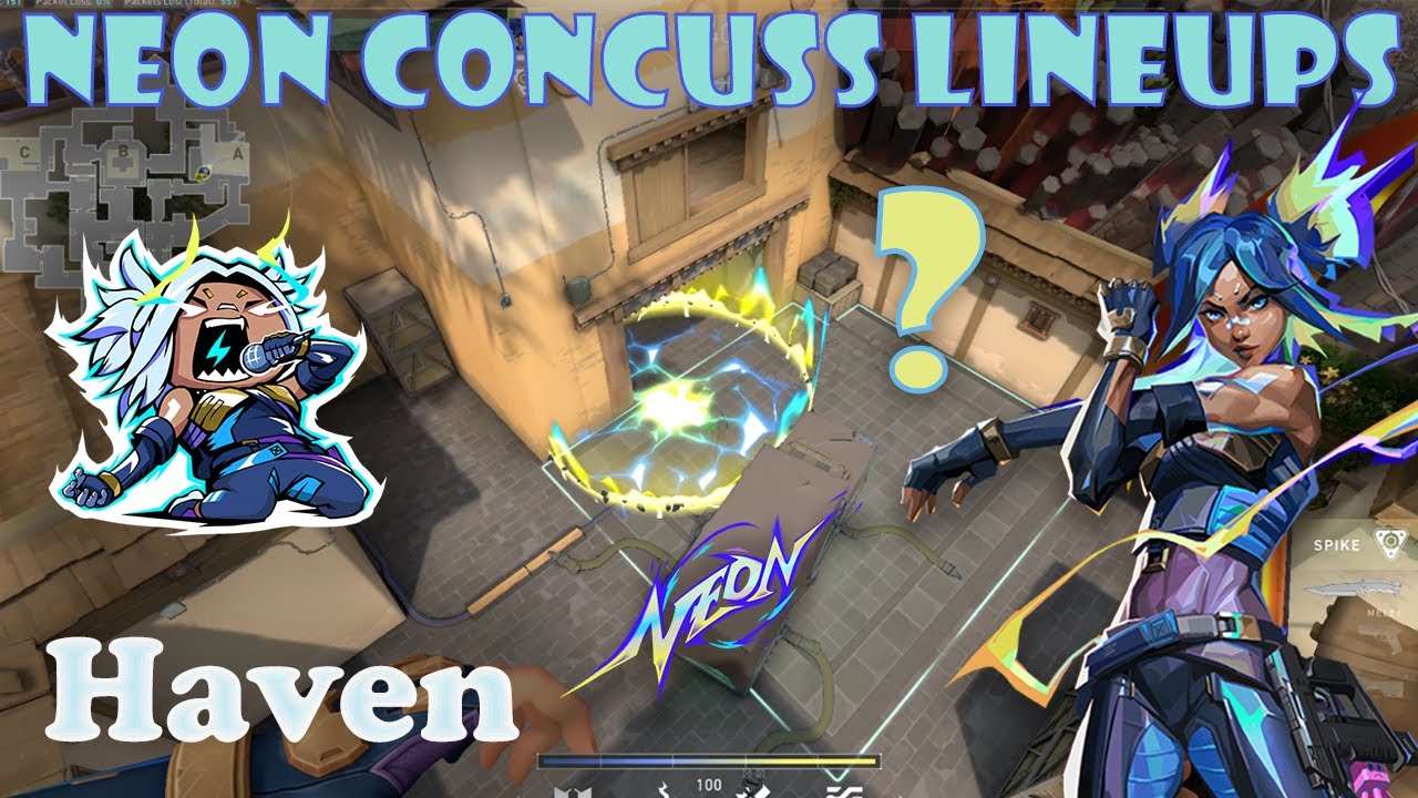 BEST Neon Relay Bolt / Concuss Spots on Haven | neon stun lineups ...