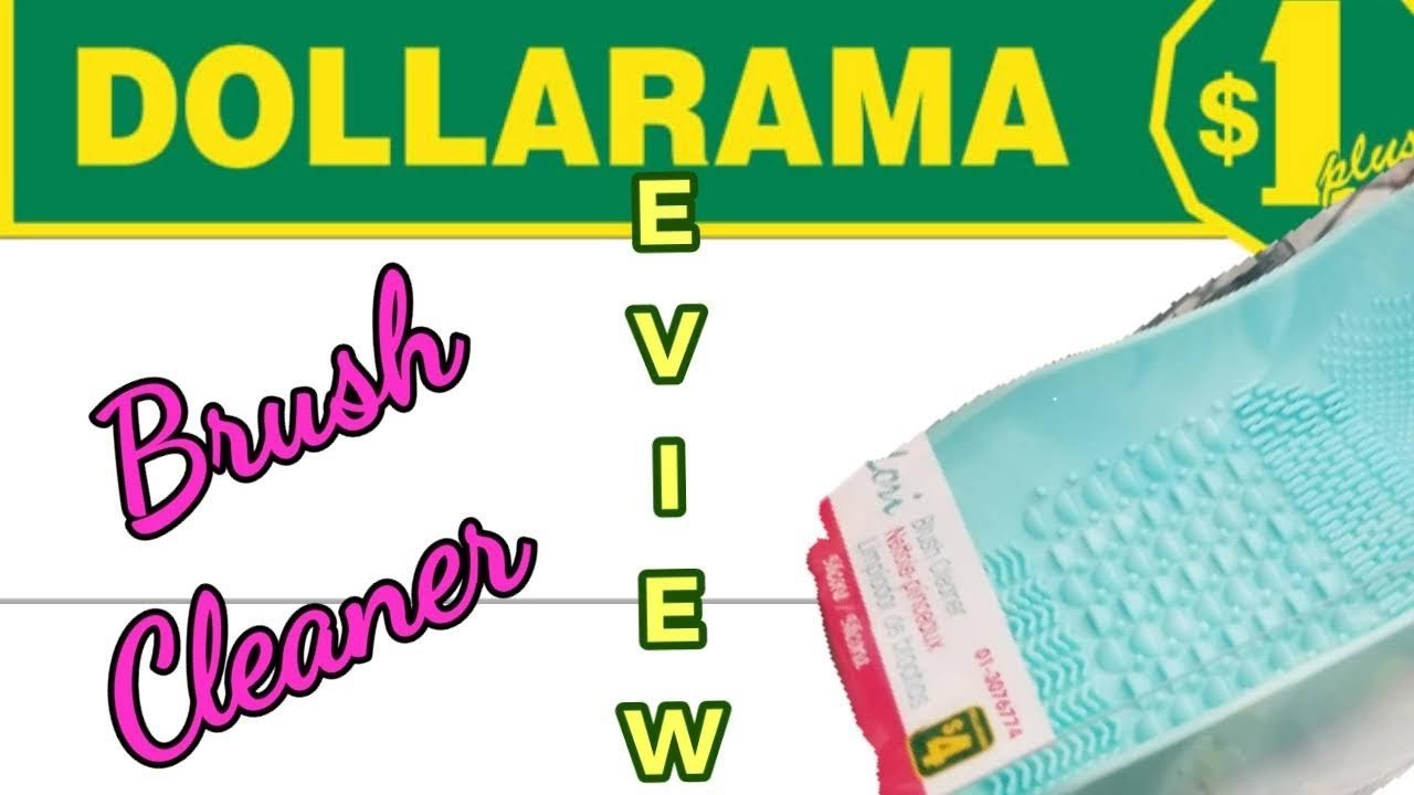 DOLLARAMA BRUSH CLEANER REVIEW | HOW I WASH MY MAKE-UP BRUSHES - YouTube