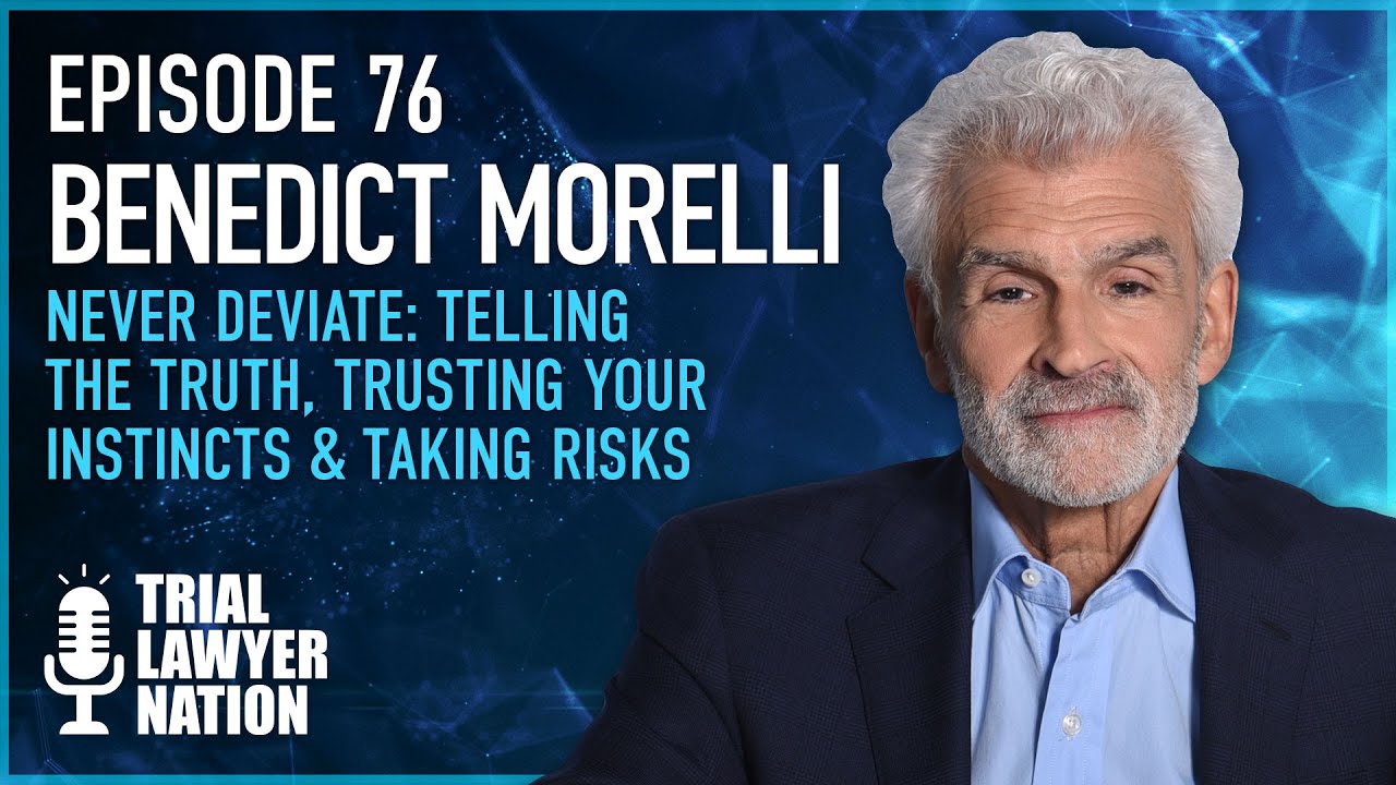 Ep 76 Benedict Morelli | Never Deviate: Telling the Truth, Trusting ...