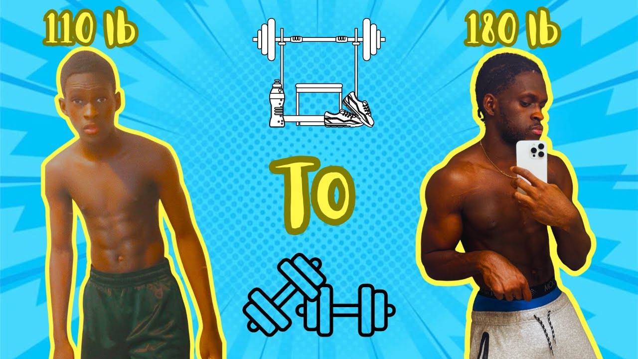 How to go from 110 lb to 180 lb in just one year - YouTube