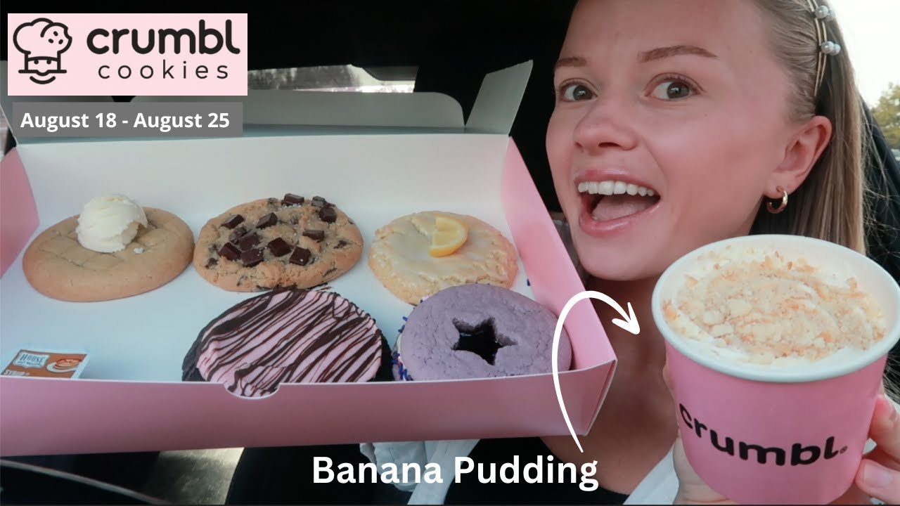 NEW CRUMBL Flavors this week Banana Pudding, Olivia Rodrigo's Guts ...