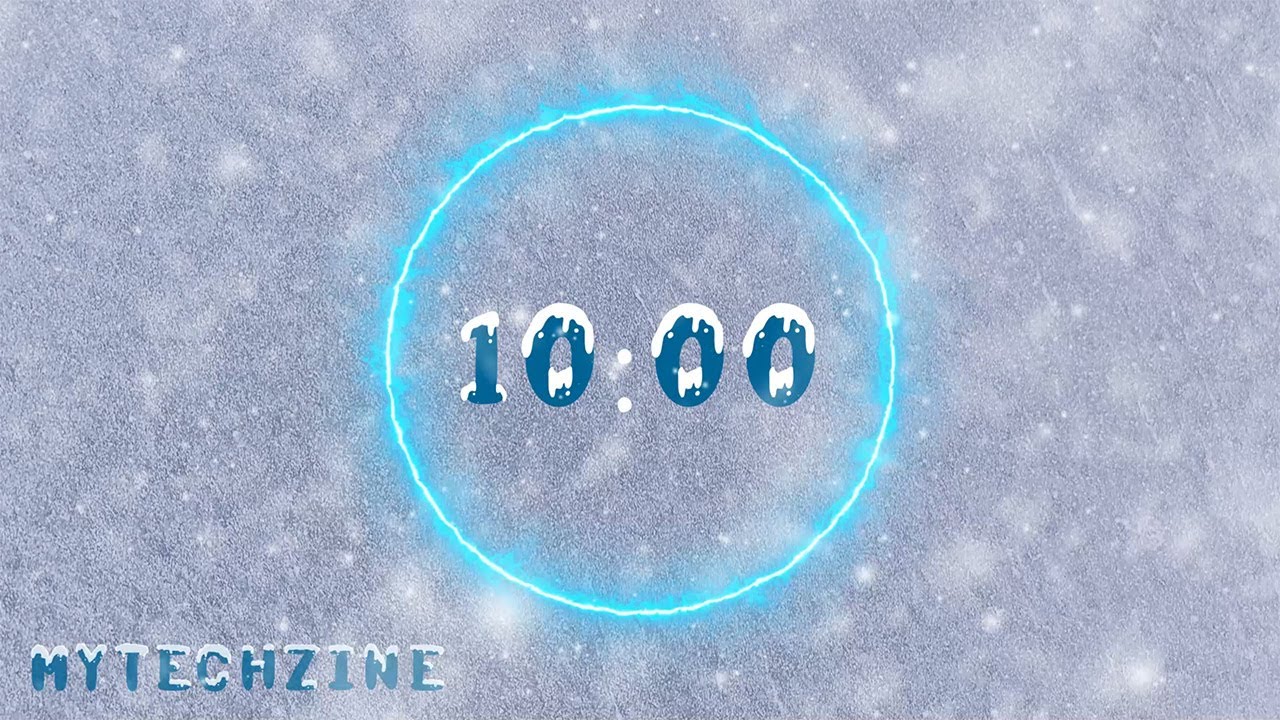 10 Minute Winter Radial Timer - YouTube