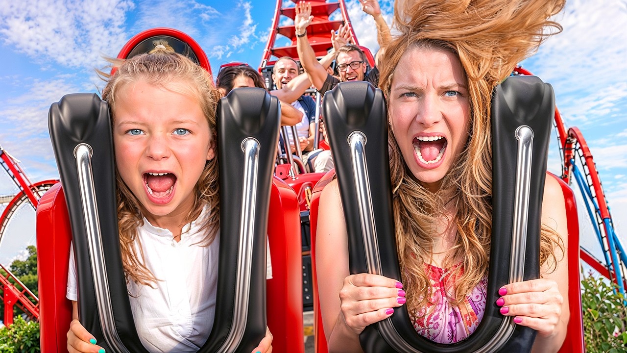 24 Hour EXTREME Amusement Park & Fair Challenge!! - YouTube