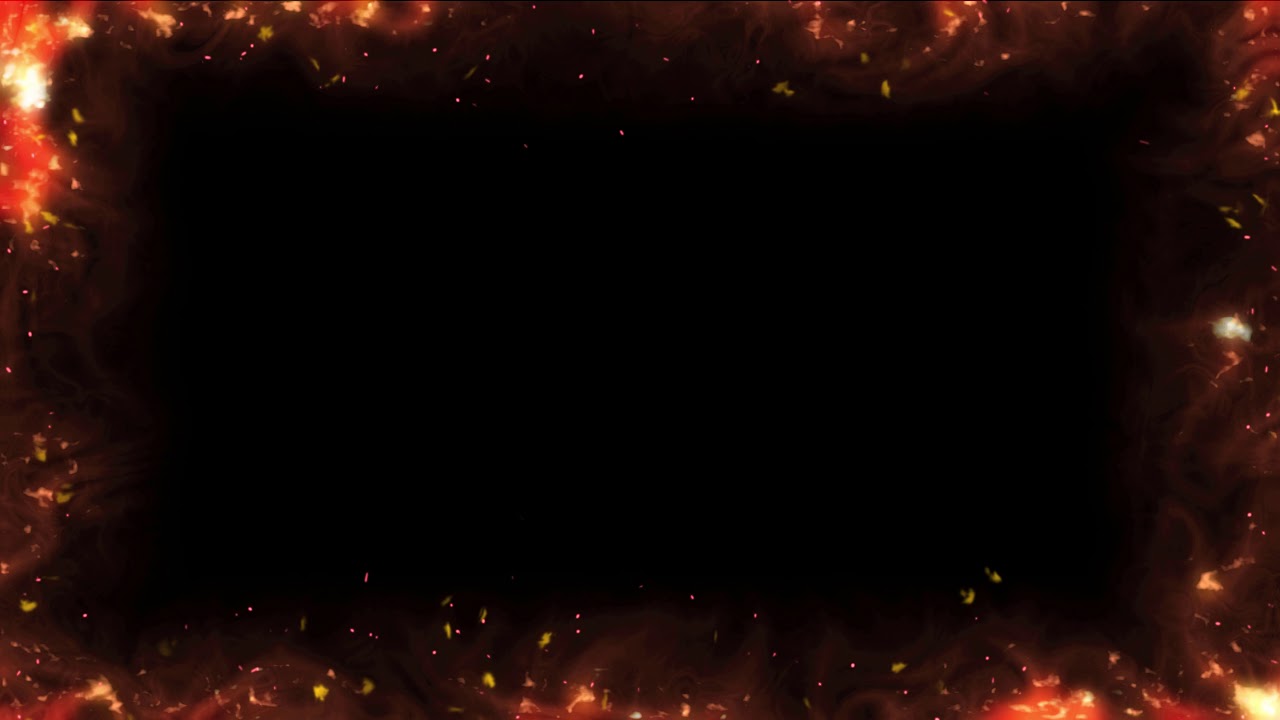 4K Flames Frame - Composite Border Matte Effect #AAVFX - YouTube