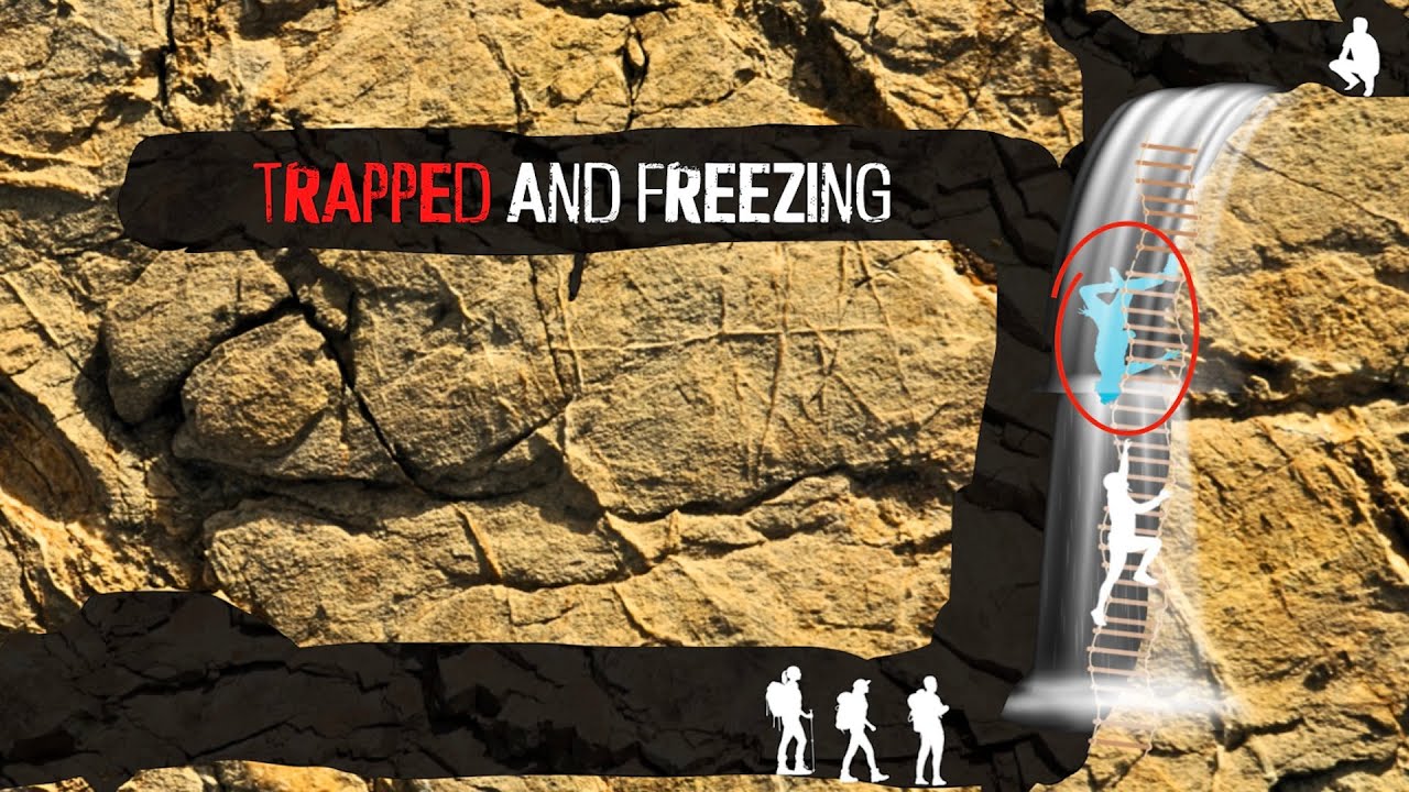 Trapped upside down in a Cave and Freezing - YouTube