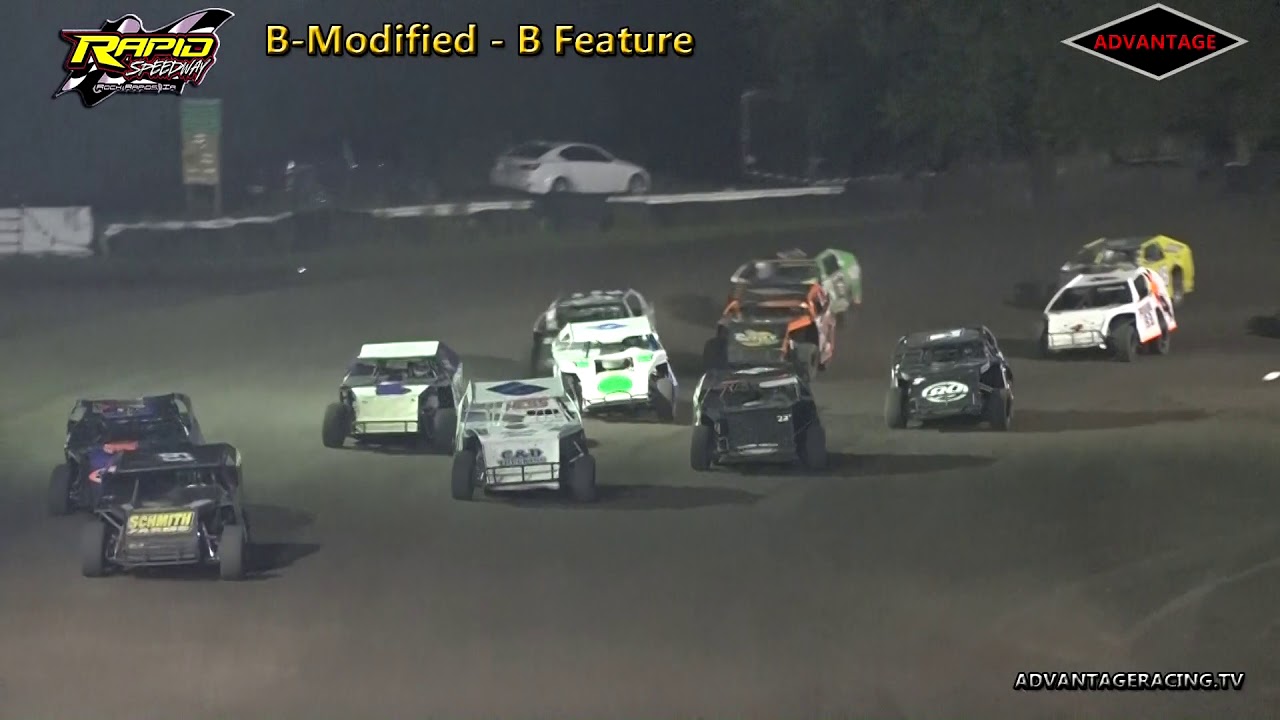 Hobby Stock/Bmod/Stock Car B Features - Rapid Speedway - 8/30/18 - YouTube