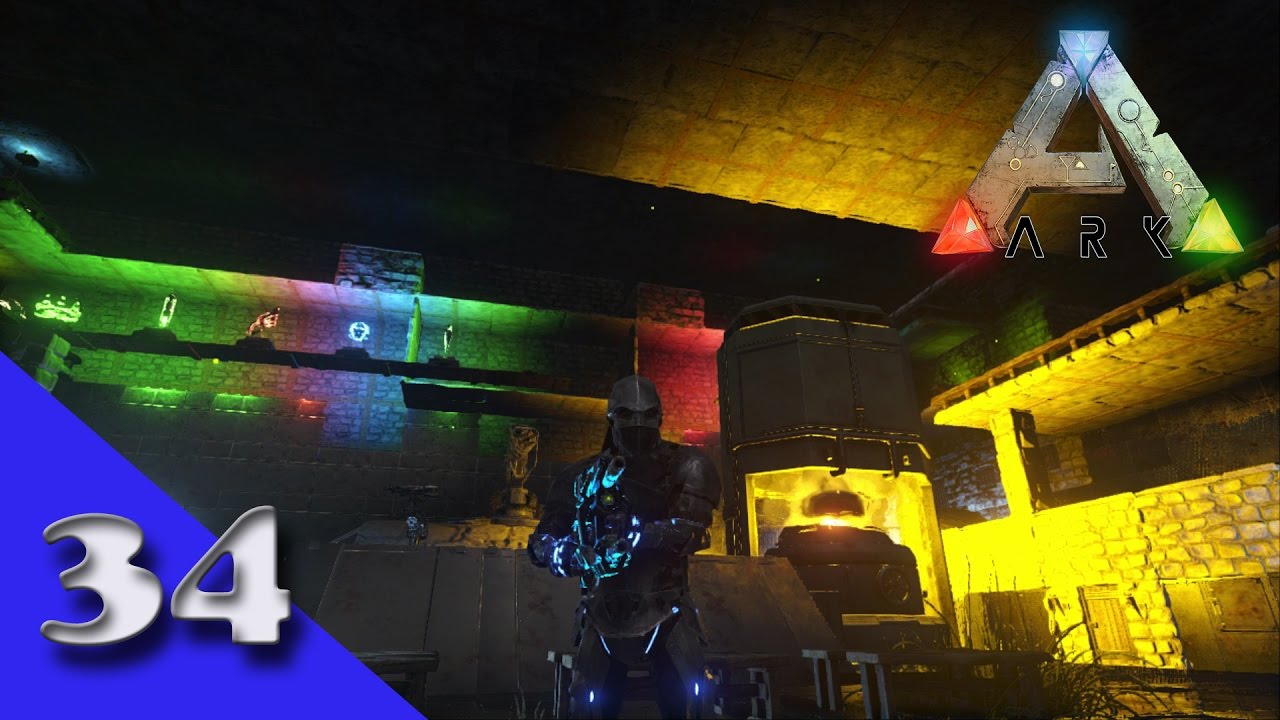 Ark - The Center Ep. 34 - Tek Rifle, Tek Gauntlets, and Tek Leggings ...