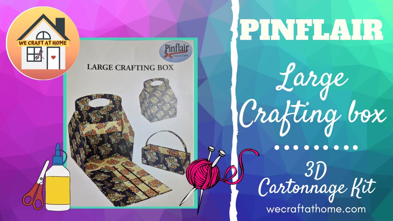 Pinflair Large Crafting Box - YouTube