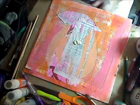 How to Paint over on a used canvas- - YouTube