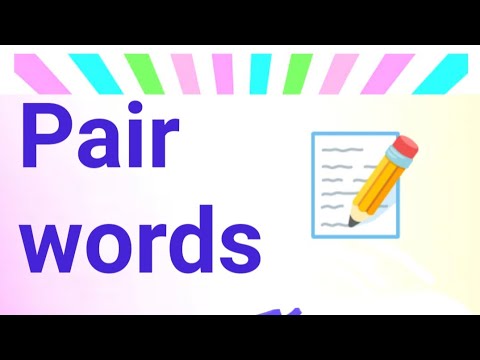 pair words - YouTube