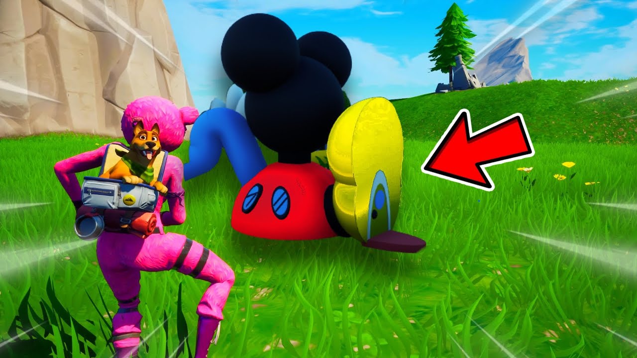 ¡LA CASA de MICKEY MOUSE en FORTNITE! 🤩 Aquí no hay quien viva Fortnite ...