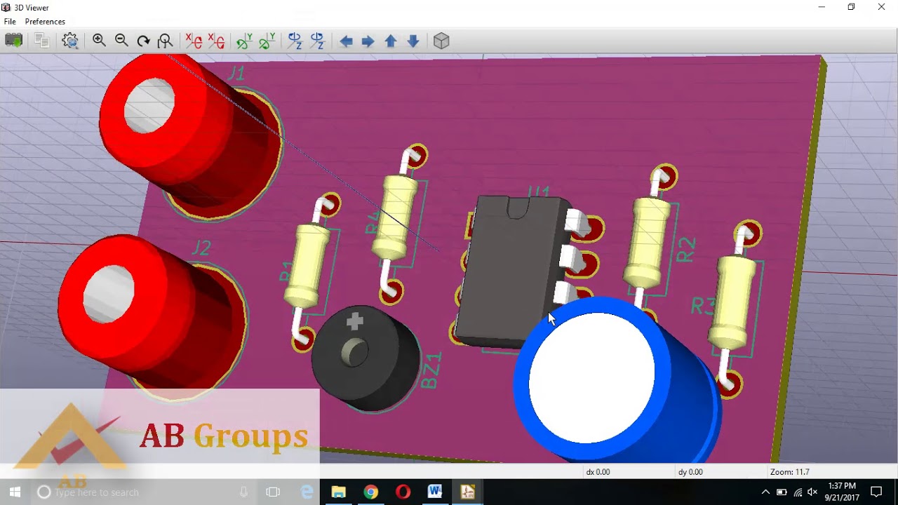 Liquid Level Indicator || Water level Indicator || KiCad PCB Design for ...