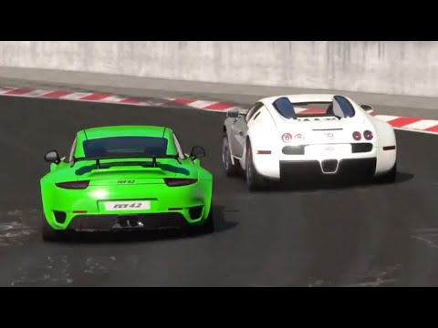 Battle of the giants: RUF RGT 4.2 versus Bugatti Veyron 16.4 on the ...