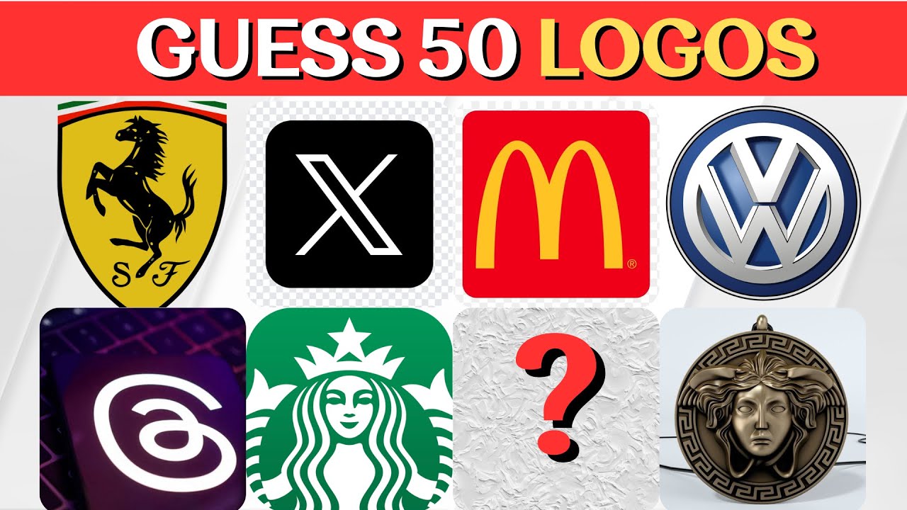 Guess The Logo in 3 Seconds | Learn 50 Famous Logos| Ultimate Logo Quiz ...