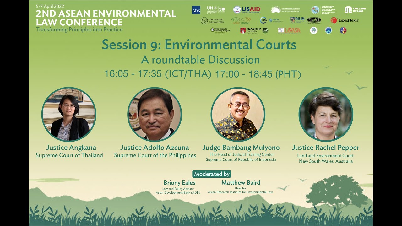 Session 9: Environmental Courts: A Roundtable Discussion - YouTube
