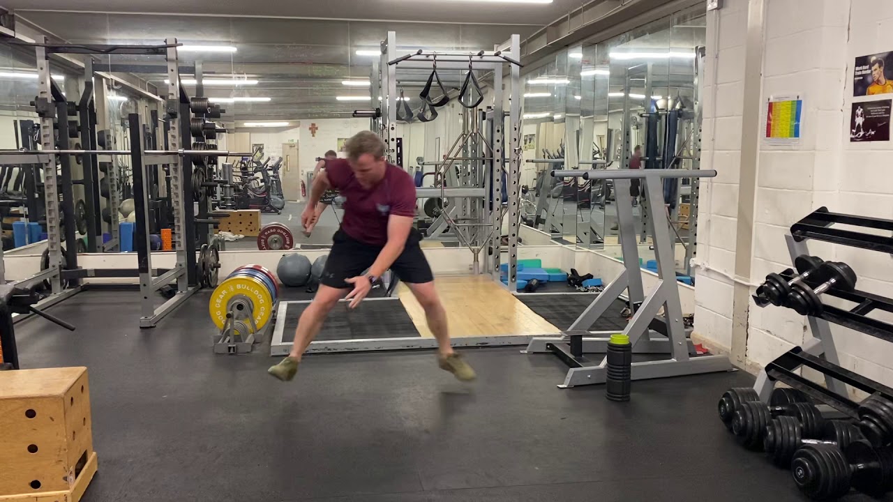 Skater Jump with Cross Body Reach - YouTube