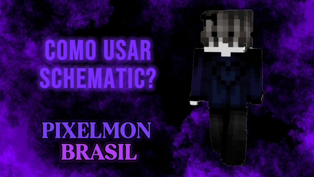 Como usar schematic no Pixelmon Brasil MOBILE/PC - YouTube