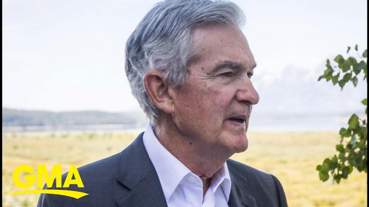 Powell delivers high stakes speech at Jackson Hole Summit | GMA - YouTube
