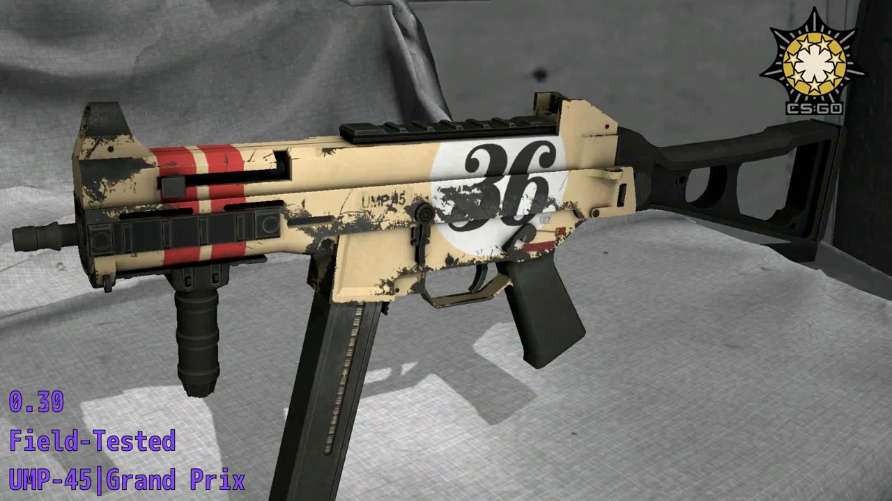 UMP 45 Grand Prix Wear/Float - YouTube
