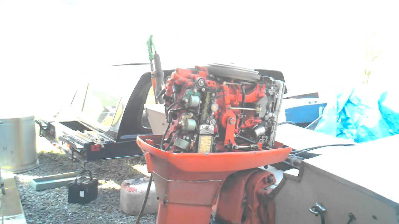 1975 Johnson Stinger 75 running - YouTube