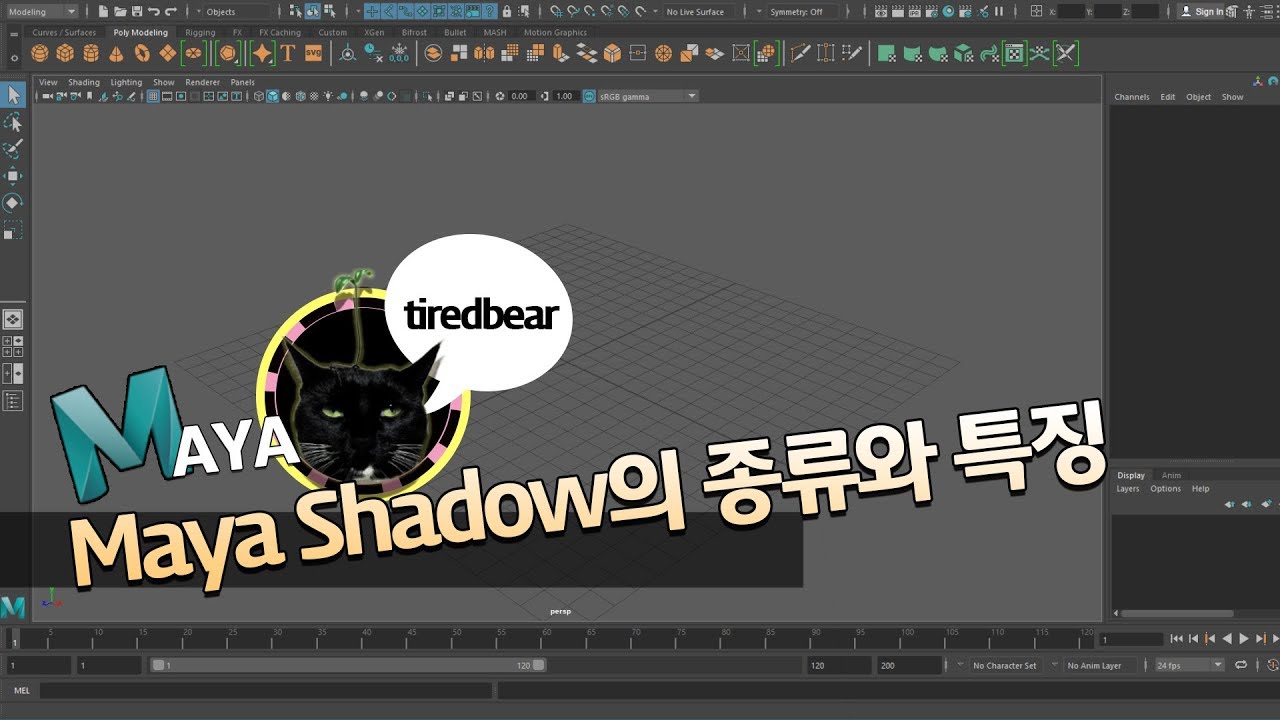 3D Maya 기본 강의 29 Maya Shadow의 종류와 특징 - YouTube