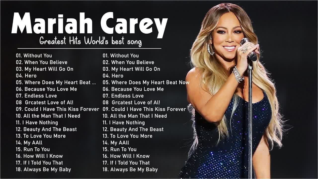 Whitney Houston, Mariah Carey, Celine Dion , Jim Brickman Best Songs ...