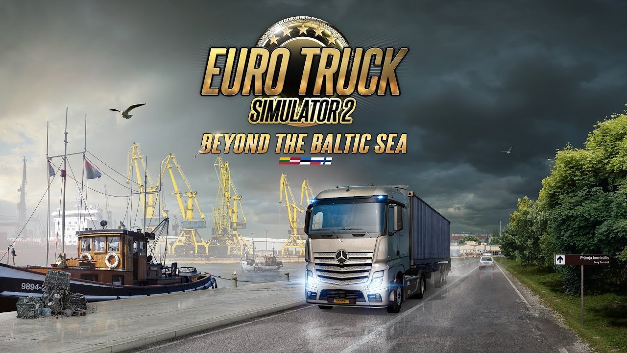 ETS2 - Beyond the Baltic Sea DLC Gameplay with HCT trailers - Naantali ...