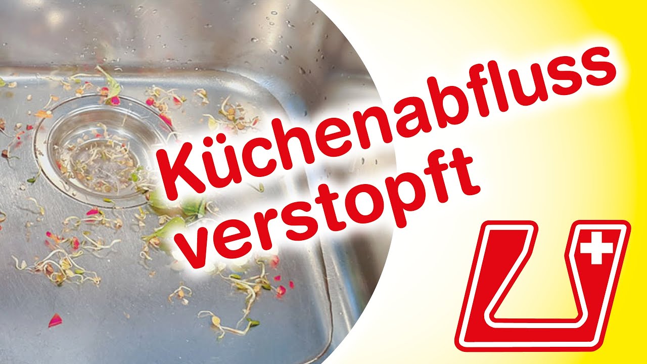 Küchenabfluss verstopft? Spüle entstopfen mit rohrvit® blau von vepo ...