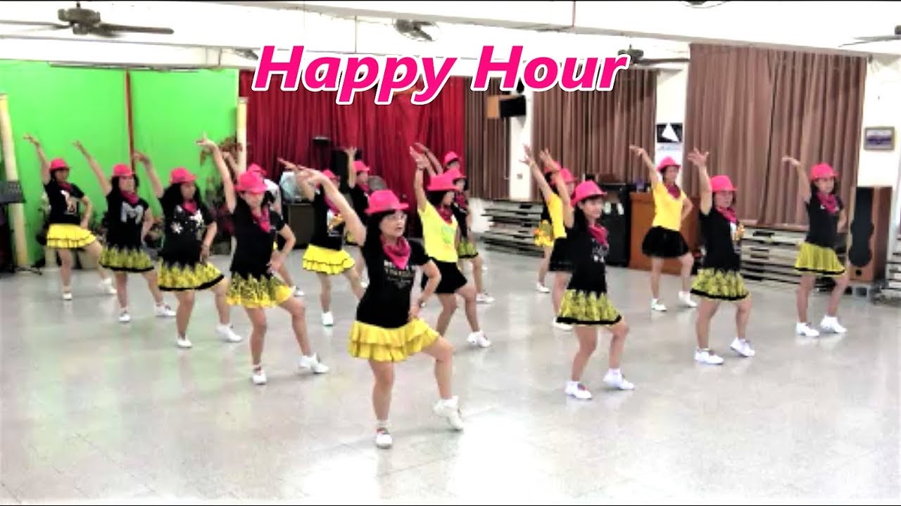 Happy Hour｜Line Dance by Mayee Lee｜Demo & Walkthru｜歡樂今宵｜含導跳｜4K - YouTube