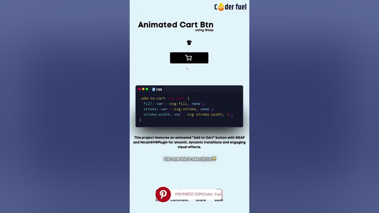 Animated Add To Cart Button Using Css And Html🧑‍💻 Coding Programming