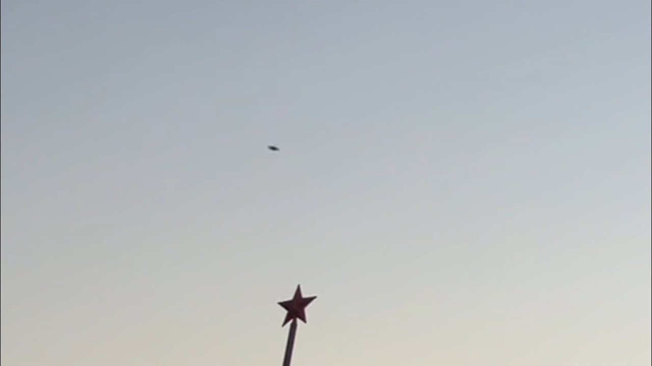 December 17th 2024 UFO video zoomed in close up screen recording in ...