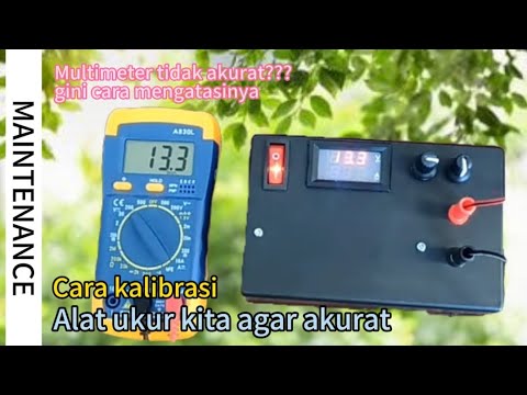 Cara kalibrasi multimeter dan power supply @hobitechcreation9 - YouTube
