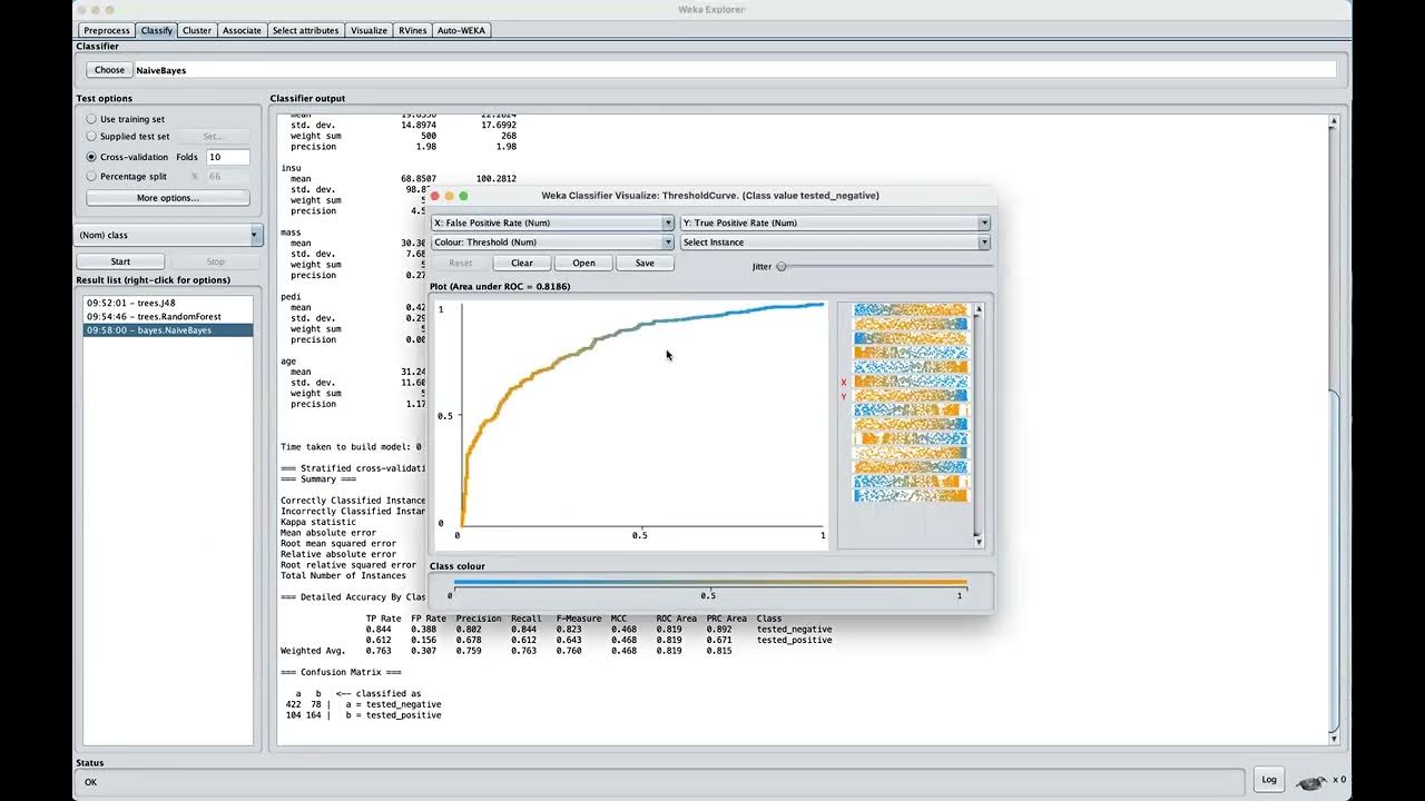 How to run Naive-Bayes in WEKA - YouTube