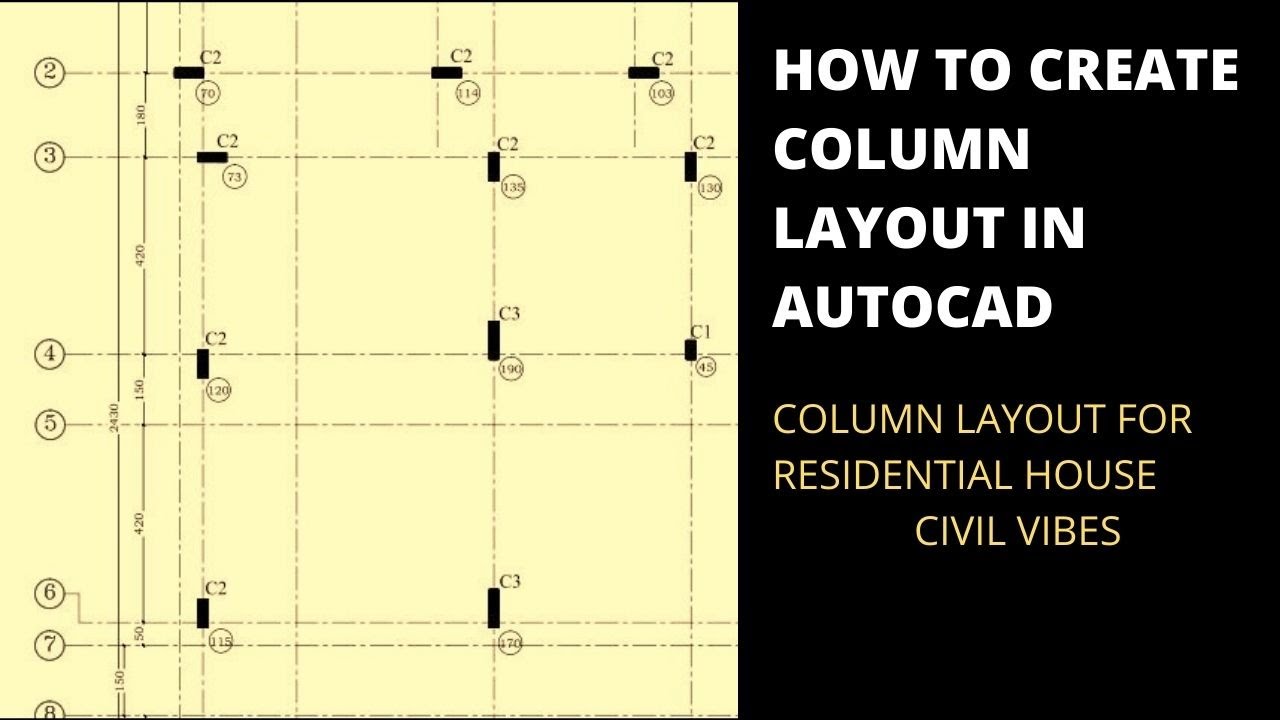 How to Create Column Layout Plan | Column Layout Plan | Column Layout ...