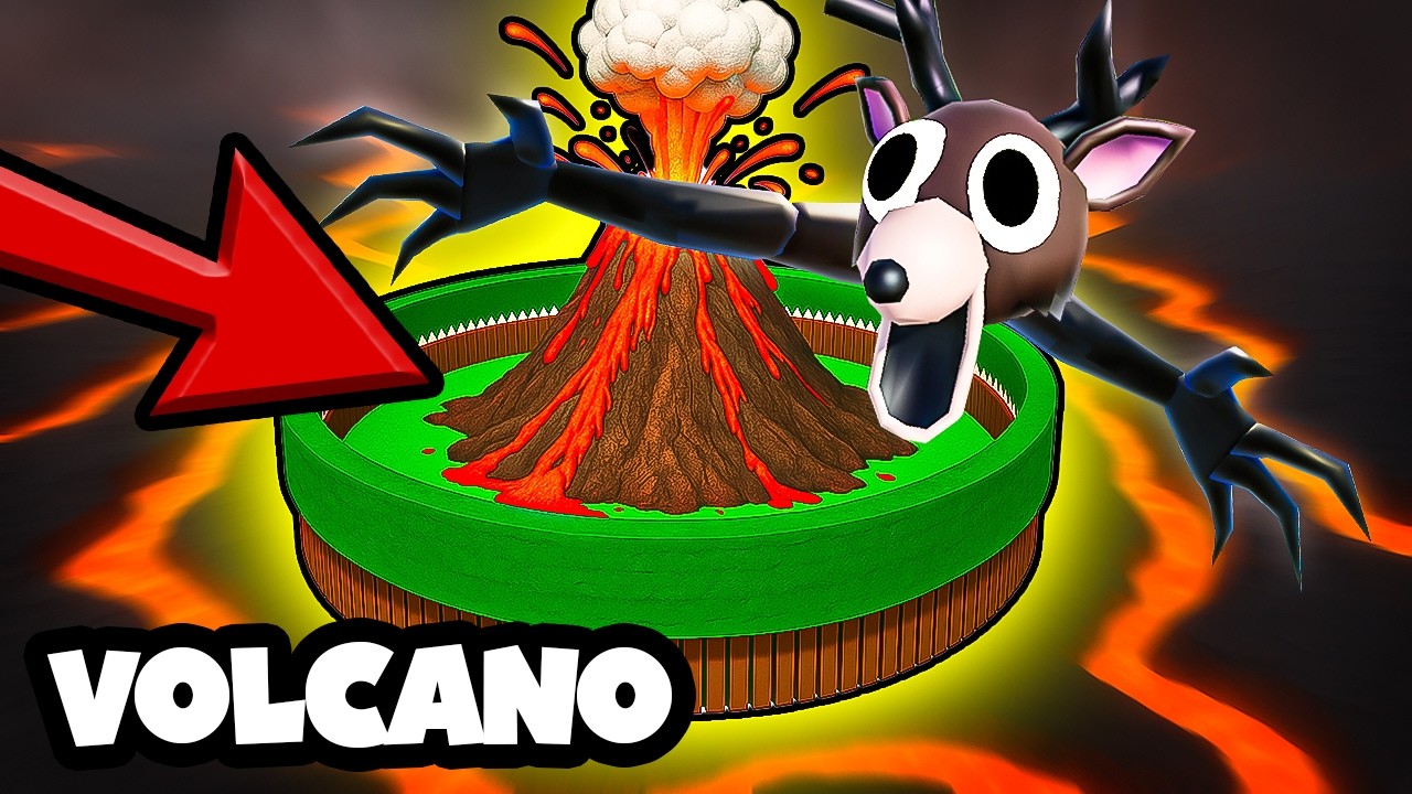 I Built THE VOLCANO BASE in 99 Nights in the Forest! (Roblox) - YouTube