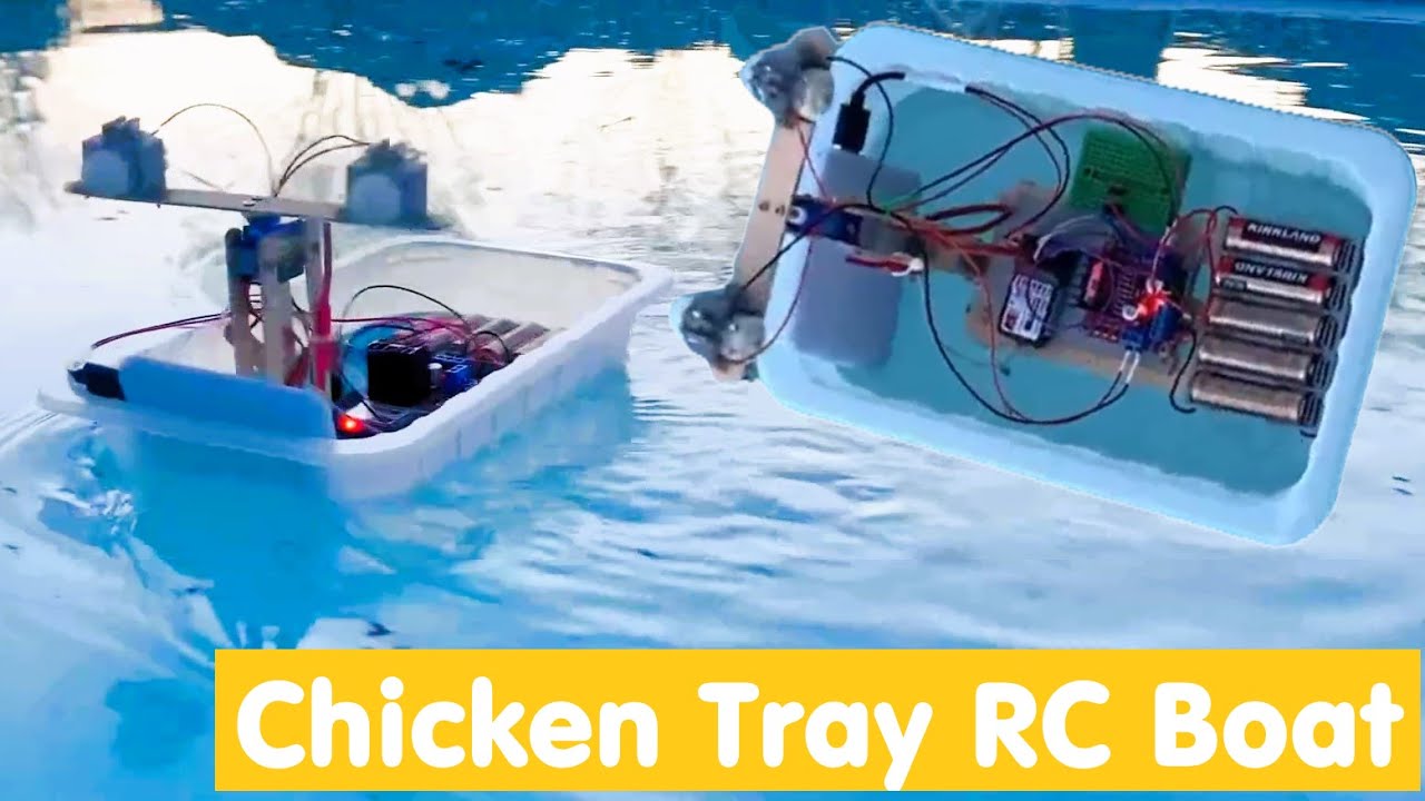 My Arduino Rc Boat Part 1 The Chicken Tikka Masala Boat Youtube