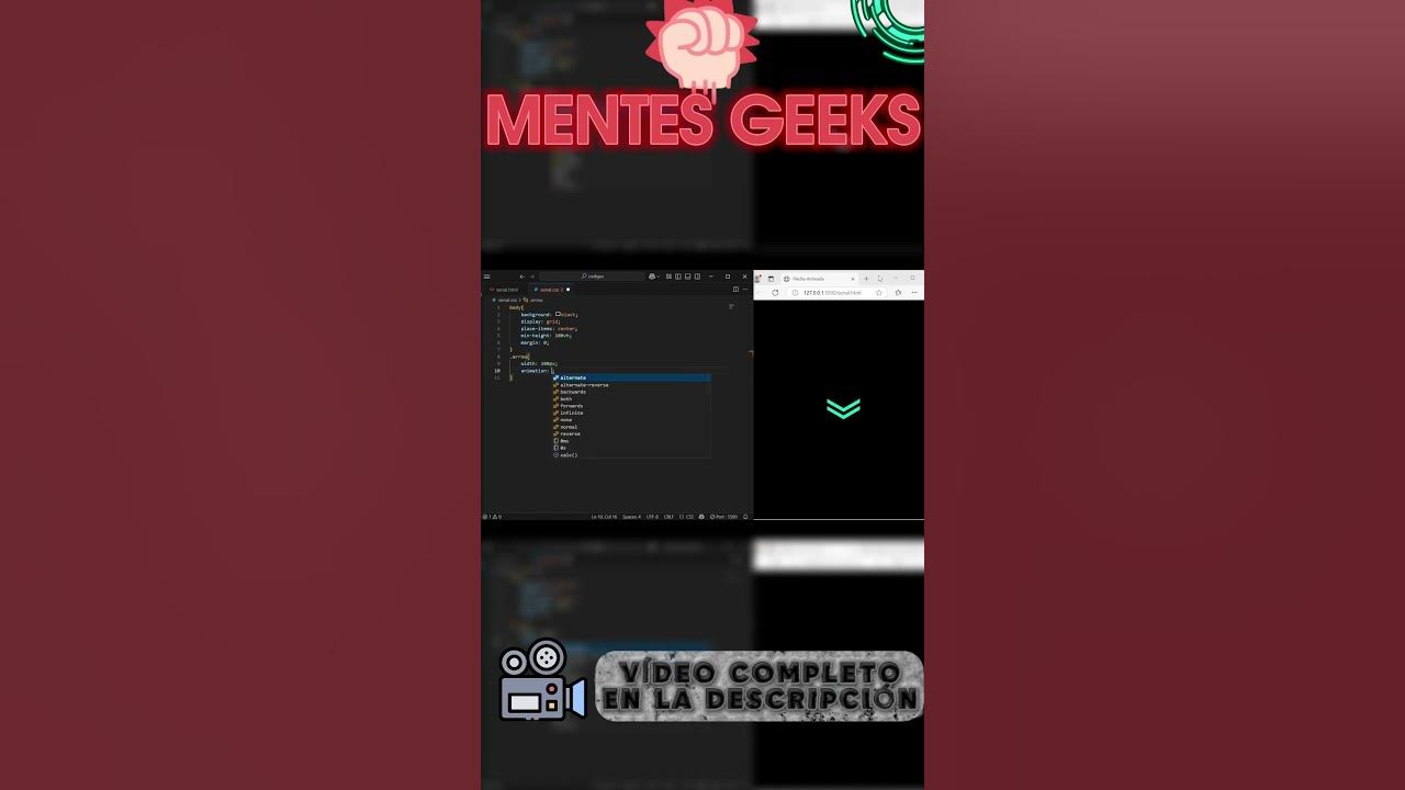 Cómo hacer una #flecha animada en #HTML y #CSS #webdevelopment #informática #matemáticas #svg ...