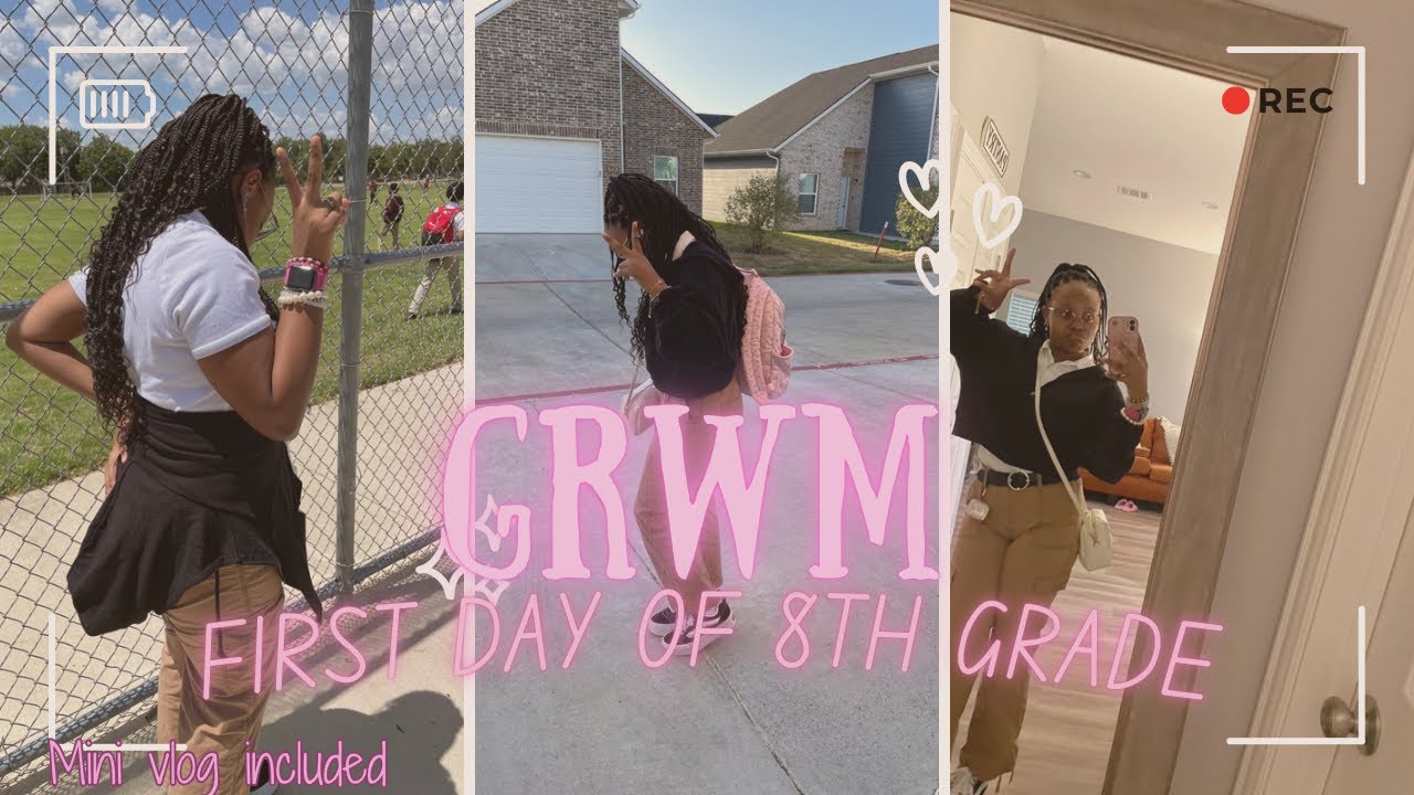 FIRST DAY OF SCHOOL**8th GRADE +Mini Vlog! - YouTube